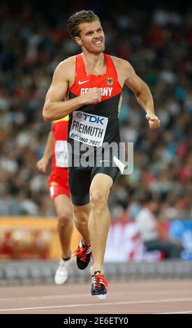 Rico Freimuth Deutschlands konkurriert in der Weitsprung Veranstaltung ...