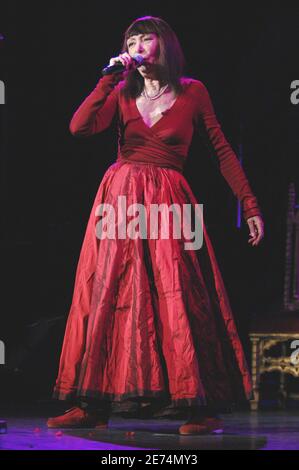 Die Sängerin Brigitte Fontaine tritt im Rahmen des Festivals "Paris ...