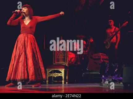 Die Sängerin Brigitte Fontaine tritt im Rahmen des Festivals "Paris ...