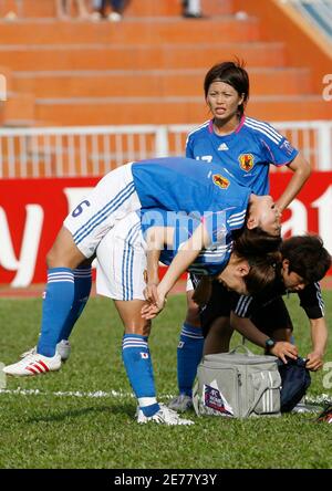 Japan's Homare Sawa, Kozue Ando, Kyoko Yano, Saki Kumagai, Yuki ...