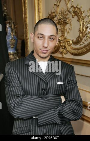 Der französische Sänger K-maro nimmt an der Pressekonferenz zur ...