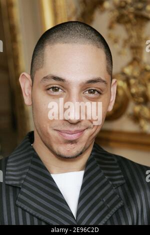 Der französische Sänger K-maro nimmt an der Pressekonferenz zur ...