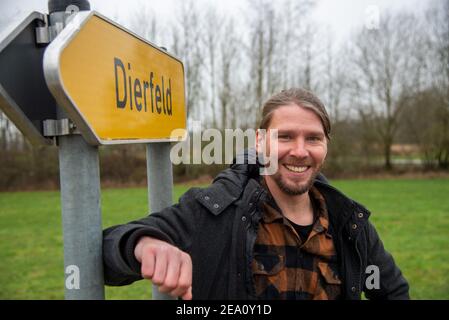 Dierfeld, Deutschland. Februar 2021, 05th. Bürgermeister Roderich von ...