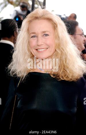 French actress Brigitte Fossey arrives for the screening of the film ...