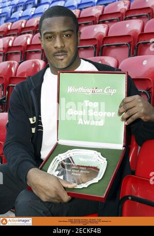 Fußball - Worthington Cup Feature - JJB Stadium - 27/3/03 Nathan ...