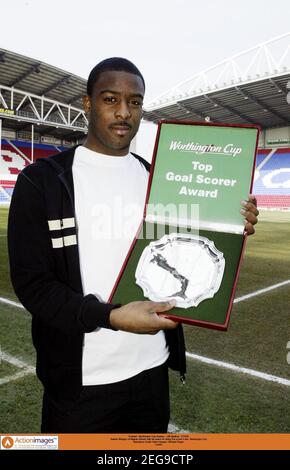 Fußball - Worthington Cup Feature - JJB Stadium - 27/3/03 Nathan ...