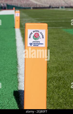 01. Januar 2020 - Pasadena, CA, USA : Wisconsin Dachs Offensive Lineman ...