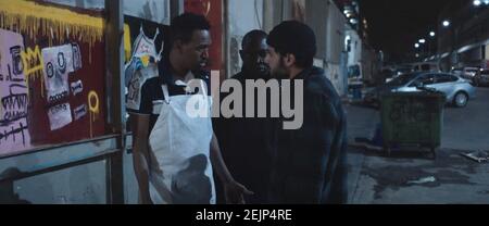 WEISSES AUGE, (aka AYN LEVANA), Plakat, von links: Daniel Gad, Dawit ...