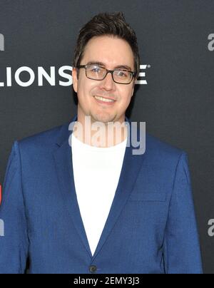 NEW YORK - APRIL 30: (L-R) Komponist Sean Callery, Carolyn Bernstein ...