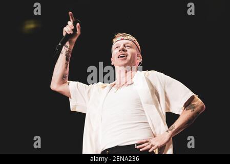 Der amerikanische Rapper und Songwriter Macklemore, richtiger Name ...