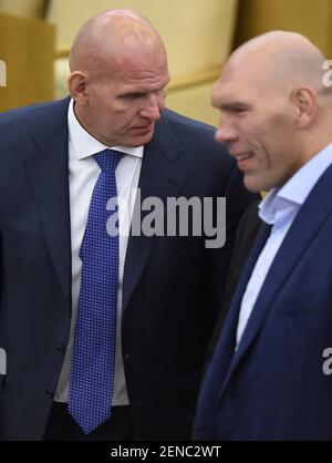 Alexander Karelin Zustand Duma-Abgeordneter und dreimal Olympische ...