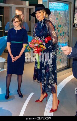 Königin Maxima bei der Eröffnung der Humania-Ausstellung im NEMO ...