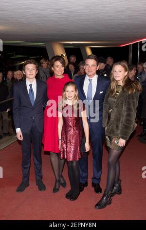 Prinz Maurits und Prinzessin Marilene mit ihren Kindern Anna, Lucas und ...