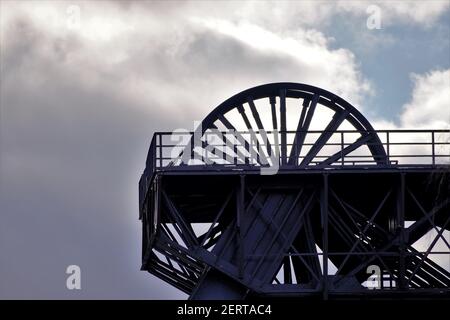 Die stillgelegte Zeche Radbod Zeche, Hamm, Ruhrgebiet, Nordrhein ...