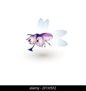 Insekt Abbildung lustige Fehler Cartoon fliegen fliegen fliegen fliegen ...