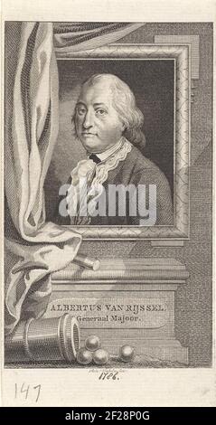 Porträt von Albert van Ryssel. Porträt des Generalmajors Albert van ...