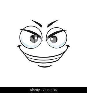 Zweifelhafte Smiley, Unglaube misstraute Emoji Gesichtsausdruck ...