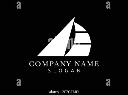 Segelboot Piktogramm, Schiff Symbol Vektor Stock-Vektorgrafik - Alamy