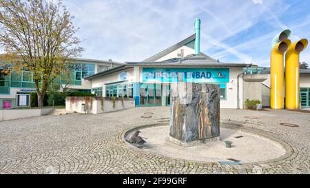 Kurfürstenbad, Wassersport, Hallenbad, Hausfassade, Amberg, Oberpfalz ...