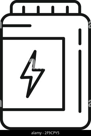 Ausdauer Symbol. Dünne outline Style Design von Fitness icons ...