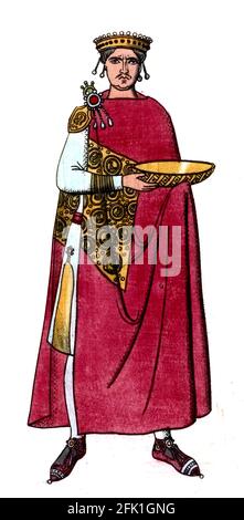 Justinian I. der große (482-565). Kaiser des Oströmischen Reiches ...