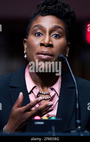 UNITED STATES - APRIL 28: Candace Jackson-Akiwumi, nominee to be U.S ...