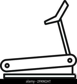 Ausdauer Symbol. Dünne outline Style Design von Fitness icons ...