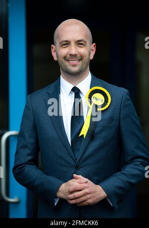 Der SNP-Kandidat für Edinburgh Northern/Leith, Ben MacPherson, kommt ...