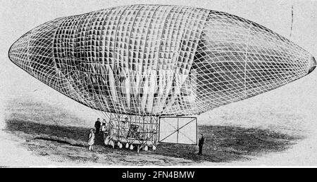 Transport / Transport, Luftfahrt, Luftschiffe, schiffbares Luftschiff ...