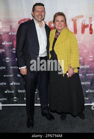 New York, NY, USA. 14 Mai, 2018. Stephanie McMahon und HHH am 2018 ...