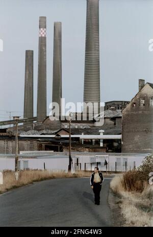 Sachsen-Anhalt / DDR / Bitterfeld / 1991 Dies war einst ein ...