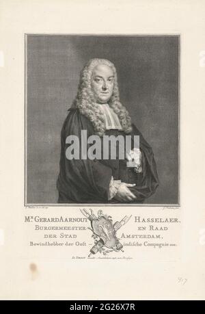 HERR GERARD AARNOUT HASSELAER, Bürgermeister und Rat der Stadt ...
