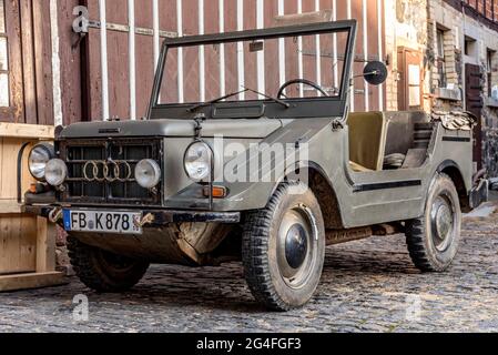 Oldtimer DKW MungA 4 der Auto Union, Allrad-Geländewagen, Kübelwagen ...
