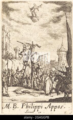 Das Martyrium des hl. Philippus der Apostel, die Kreuzigung des hl. Philippus, Filippino Lippi ...