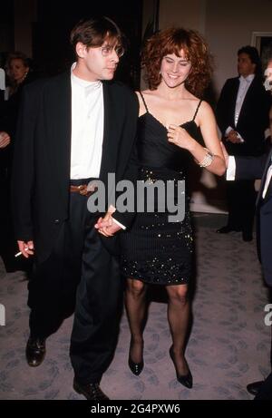 Judd Nelson und Ally Sheedy Januar 1989. Quelle: Ralph Dominguez ...