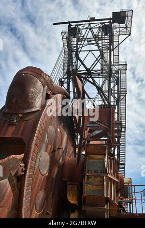 Der Bagger 1452 ist ein Schaufelradbagger, der 1961 vom VEB ...