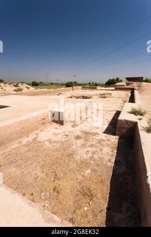 Haft Tappeh (Haft tepe), Ausgrabungsstätte der antiken Stadt der ...