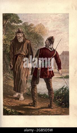 Robin Hood, legendärer heldenhafter Gesetzloser, England, 1203. In ...