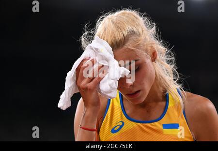 Julija Lewtschenko (Ukraine). Hochsprung-Frauen, Silbermedaille. IAAF ...