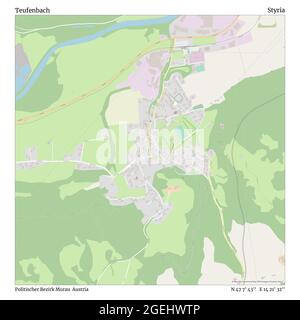 Murau, politischer Bezirk Murau, Österreich, Steiermark, N 47 6' 38 ...