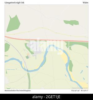 USK, Monmouthshire, Großbritannien, Wales, N 51 42' 12'', W 2 54' 11 ...