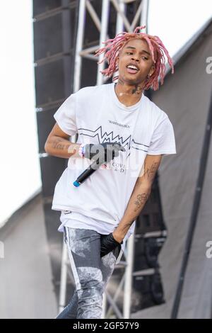 Sofaygo (Andre Dontrel Burt) während des lyrischen Lemonade Summer Smash Music Festivals im ...