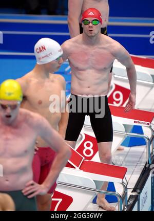 Der britische Conner Morrison tritt am fünften Tag der Paralympischen ...