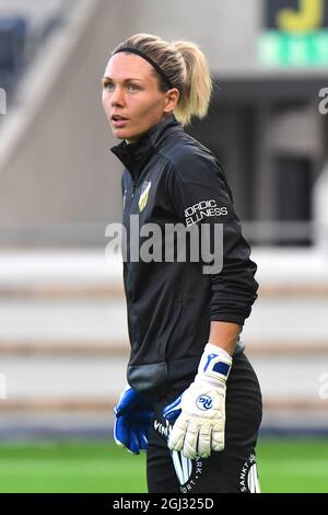 Jennifer Falk aus Schweden während der UEFA Women's Nations League ...