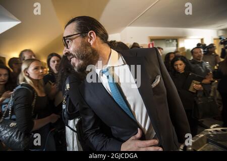 Slobodan Jovicic, Verteidiger von ASAP Rocky, trifft am 30. Juli 2019 ...