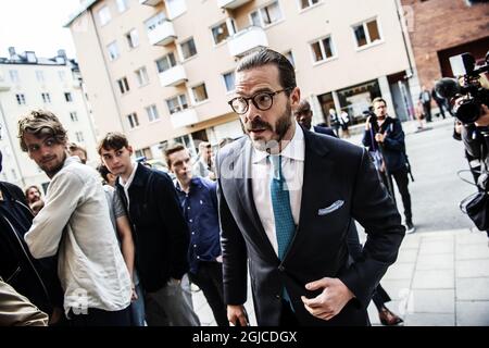 Slobodan Jovicic, Verteidiger von ASAP Rocky, trifft am 30. Juli 2019 ...