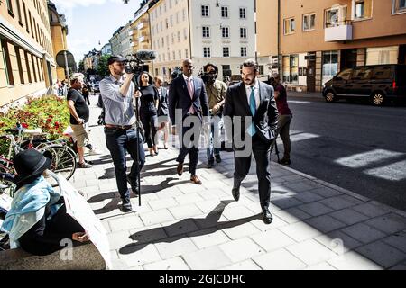 Slobodan Jovicic, Verteidiger von ASAP Rocky, trifft am 30. Juli 2019 ...