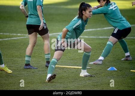 GOTHEMBURG 20200916 Anna Csiki beim Training der ungarischen Frauen ...