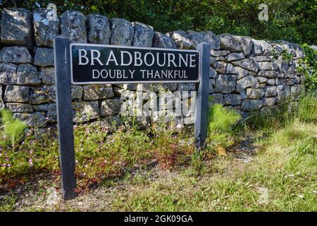 Das „doppelt dankbare“ Dorf Bradbourne (so genannt, weil niemand aus ...