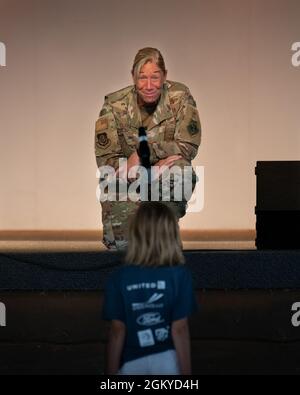 Der Oberst der US-Luftwaffe, Allison Black, Kommandant des Special ...
